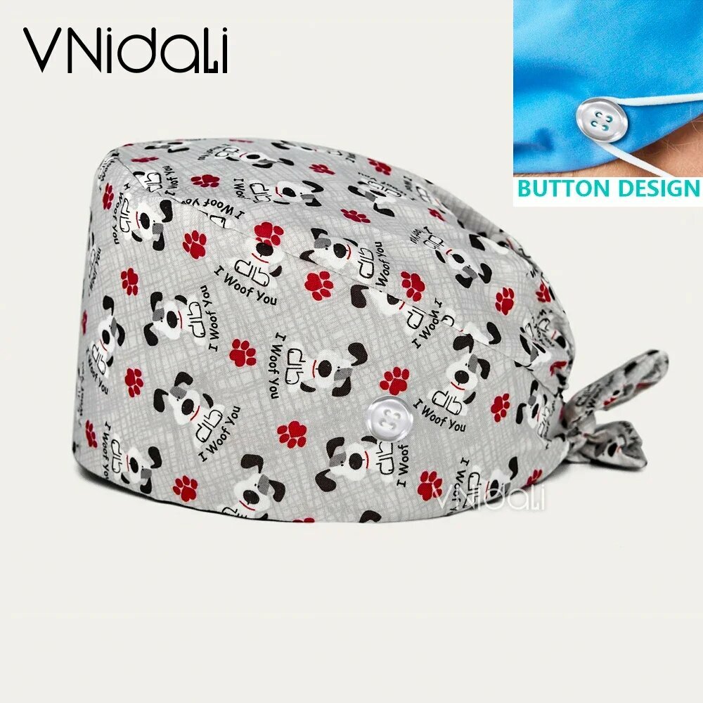 Хлопковая хирургическая шапочка vnidali hat