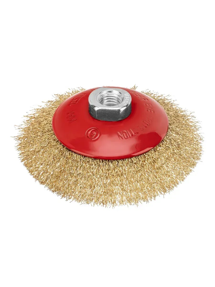 Щетка металлическая для УШМ, 115 мм, "тарелка", MATRIX 74612