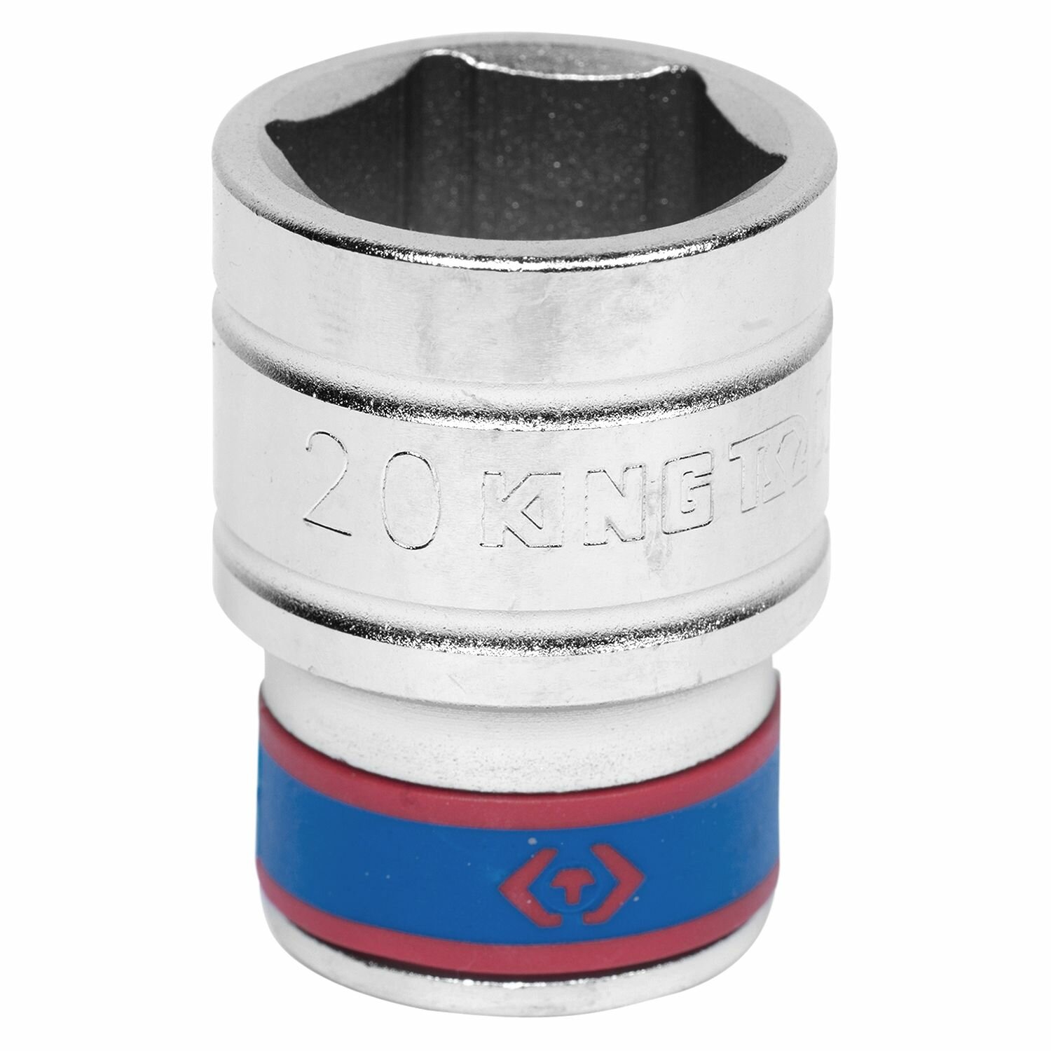 KING TONY Головка торцевая стандартная шестигранная 1/2", 20 мм 433520M