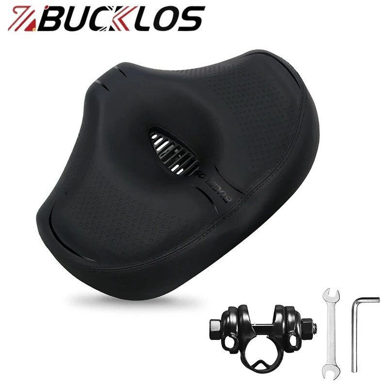 BUCKLOS седло для велосипеда черное