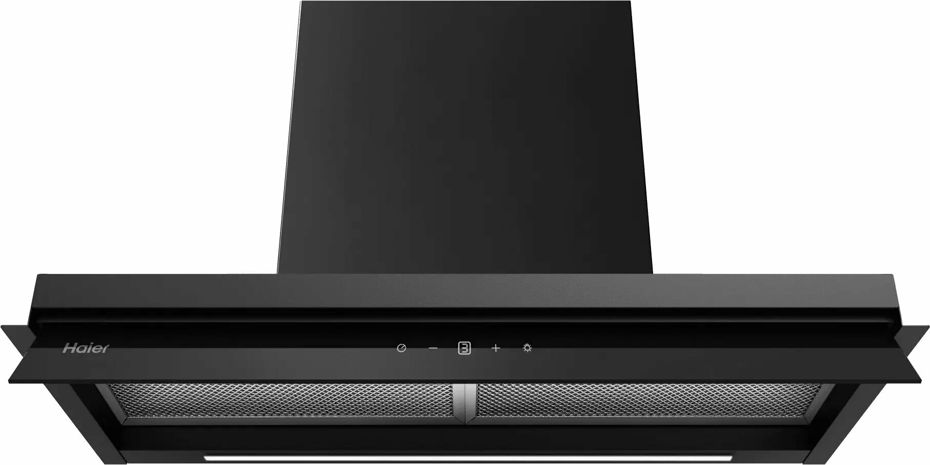 Встраиваемая вытяжка Haier HVX-W875TGB с максимальной производительностью 740 куб м/час