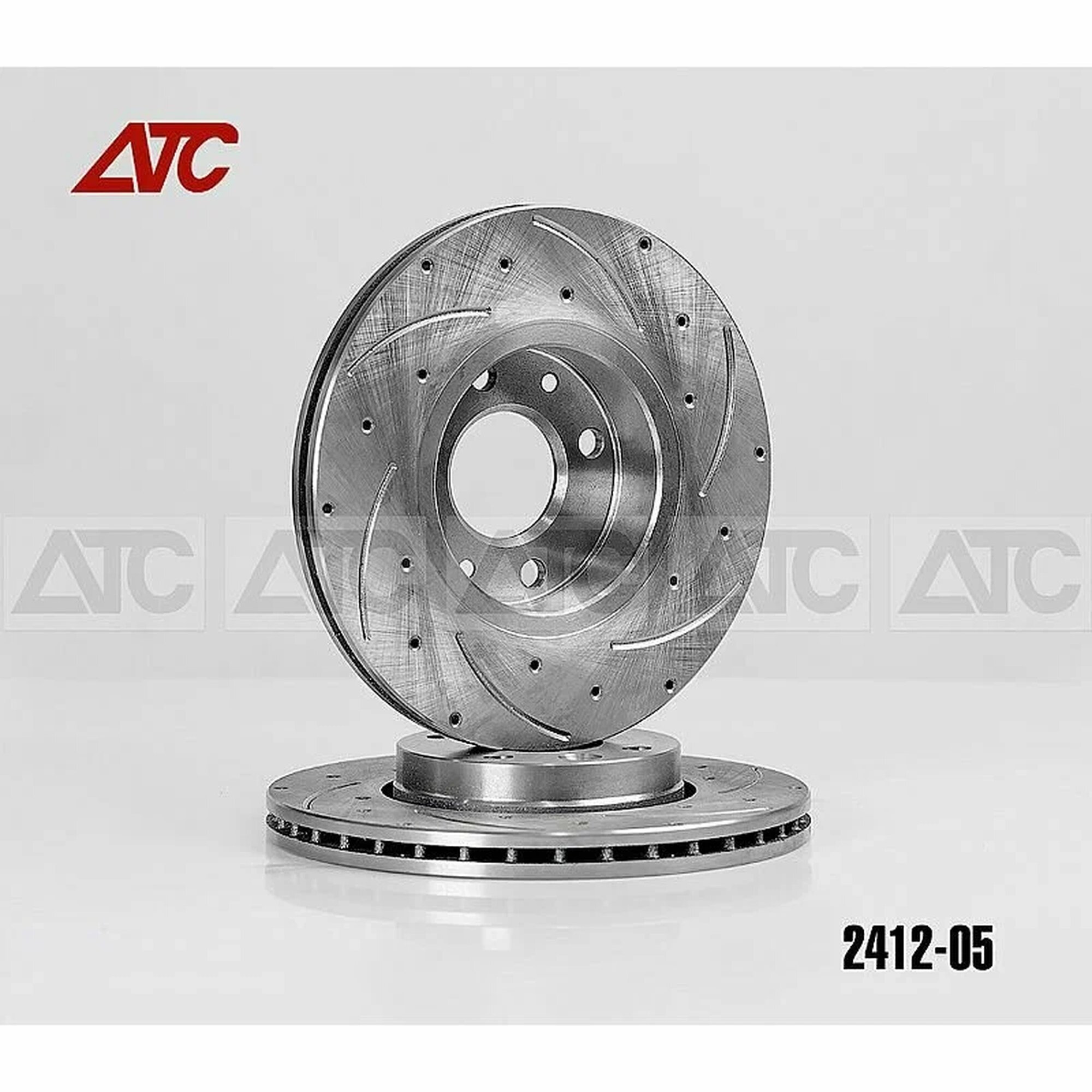 Тормозной диск передний АТС 241205 для а/м RENAULT Logan, DACIA Logan, NISSAN Micra, LADA Largus