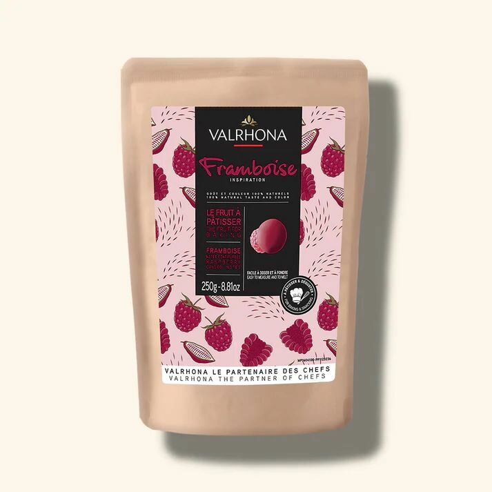 Valrhona Чипсы малина Raspberry Inspiration Fruit Cover, 2шт х 250г