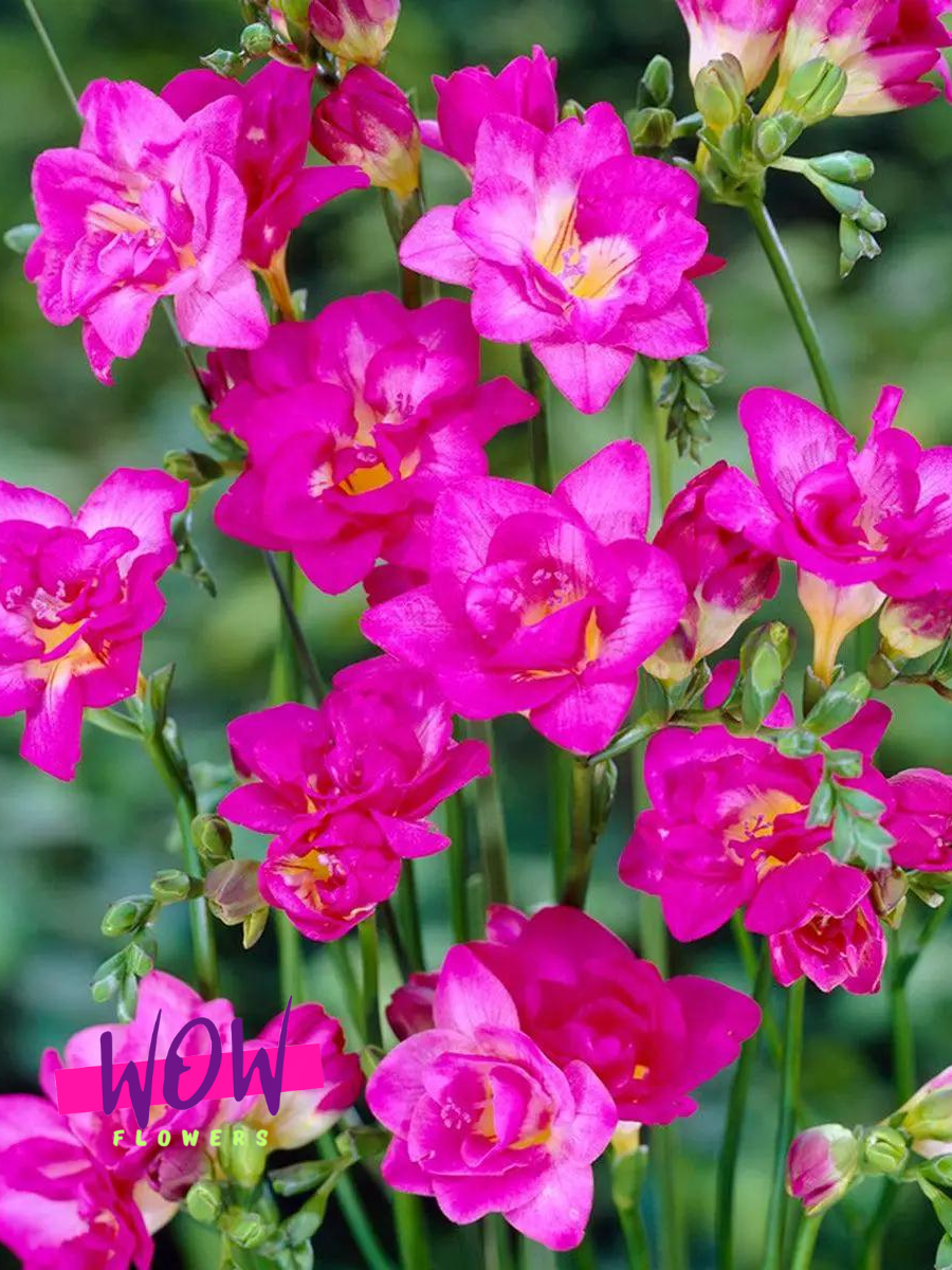 Луковицы цветов , WOW FLOWERS , Луковицы Фрезия Розовая ( 10 шт )