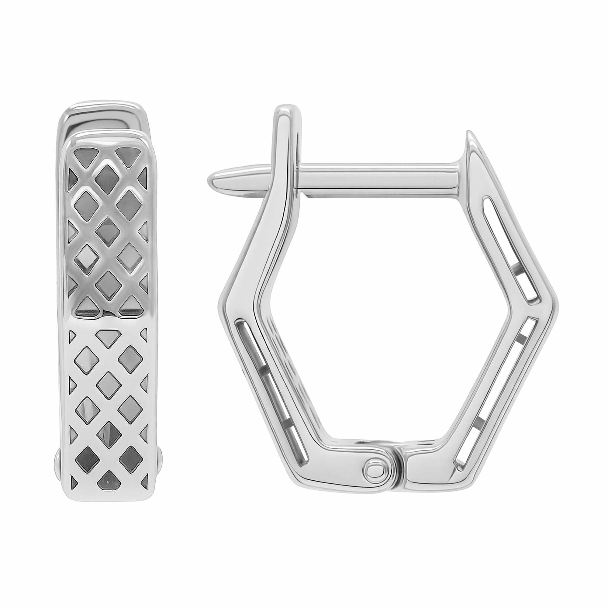 Серьги Яхонт, серебро, 925 проба