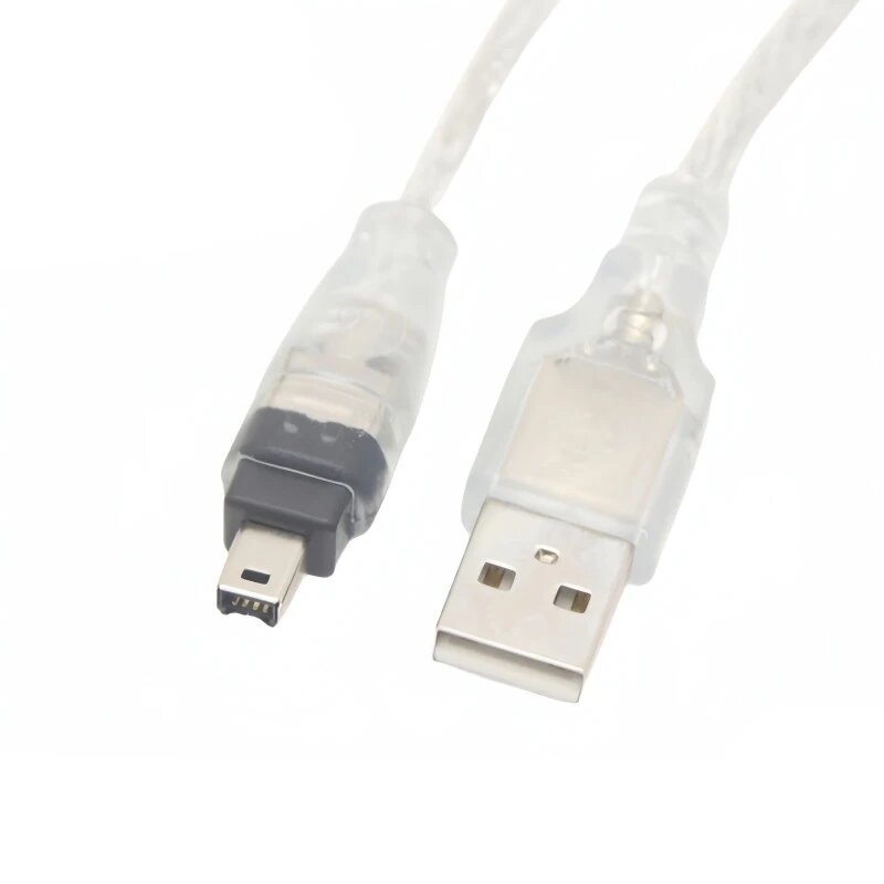 Кабель IEEE 1394 Firewire USB 2.0 4-контактный на 6-контактный 1,5 м 2 шт. USB to 13944P