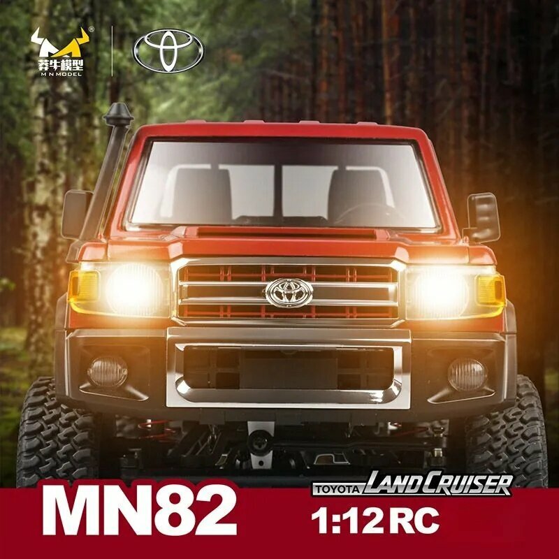 Радиоуправляемая машина MN-82 Пикап Toyota Land Cruiser 4WD масштаб 1:12