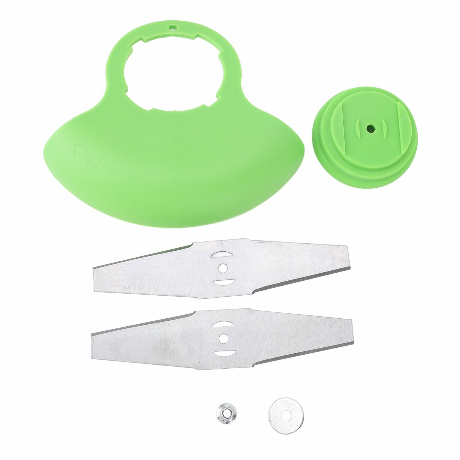 Аксессуары для триммера: 2 лезвия, дефлектор, гайка