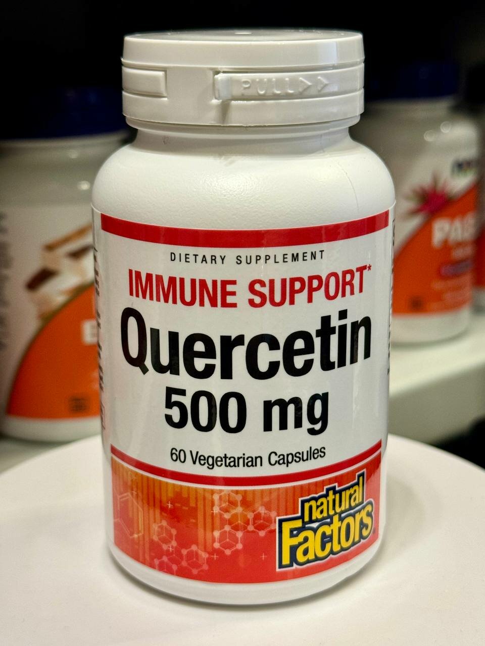 Natural Factors Quercetin 500 mg – Кверцетин для иммунитета и дыхательной системы, 60 капсул