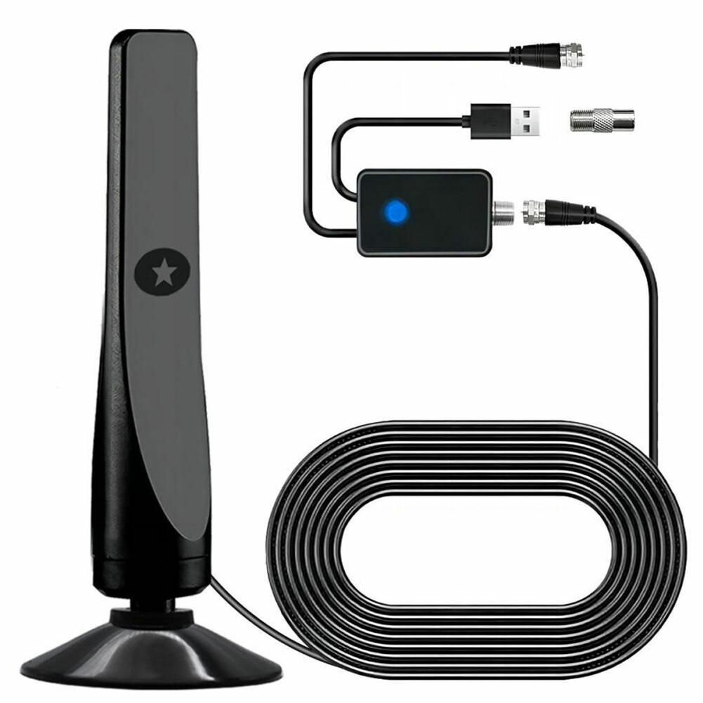 Телевизионная антенна, цифровая комнатная HD, дальность действия 1000 миль, поддержка 4K 1080P и домашняя HDTV на старых телевизорах