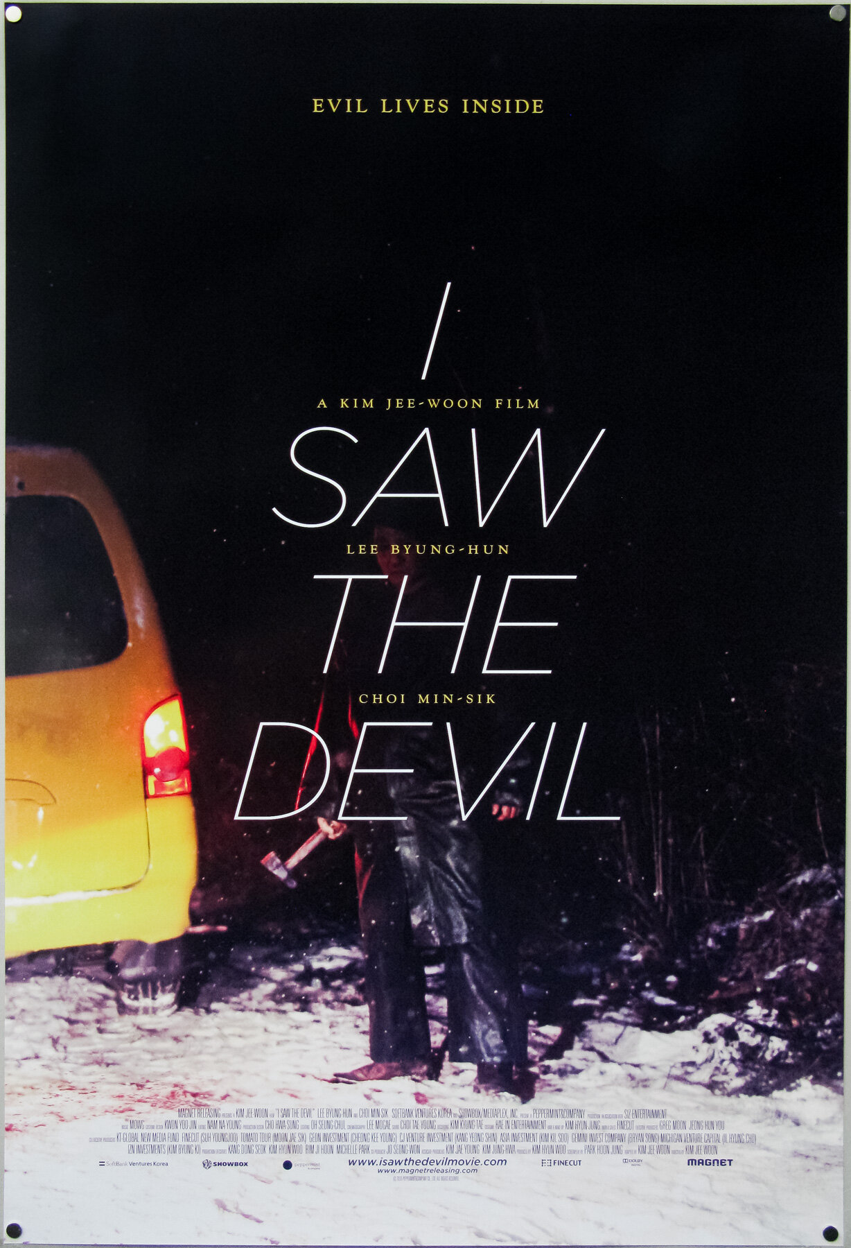 Плакат, постер Я видел дьявола (I Saw the Devil 2010) на бумаге, размер 42х60см