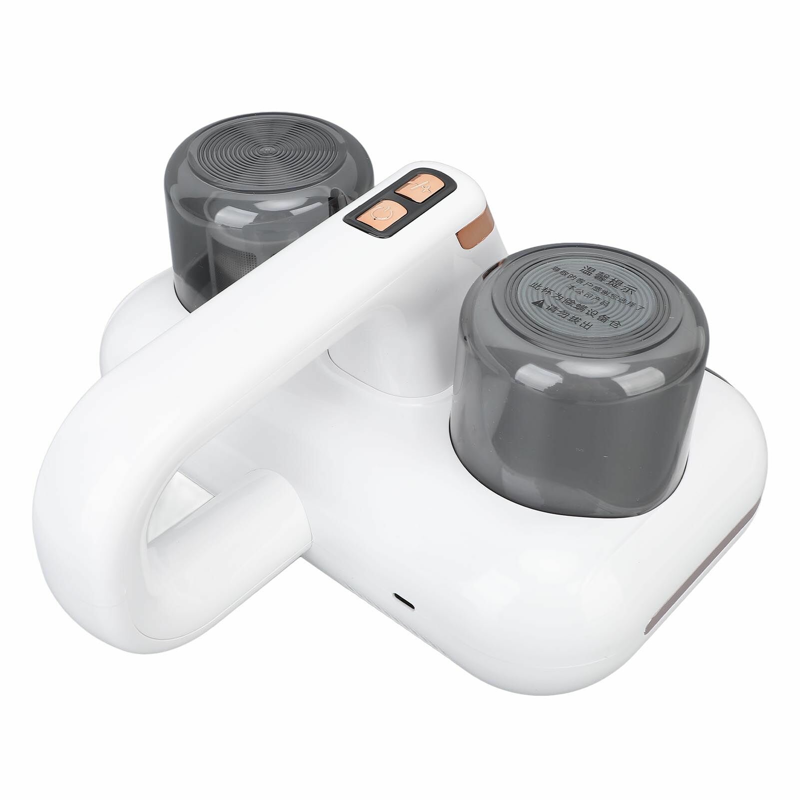 Пылесос для кровати с УФ-ультразвуком, беспроводной, с отображением влажности, для подушек, простыней, диванов, плюшевых игрушек, белый