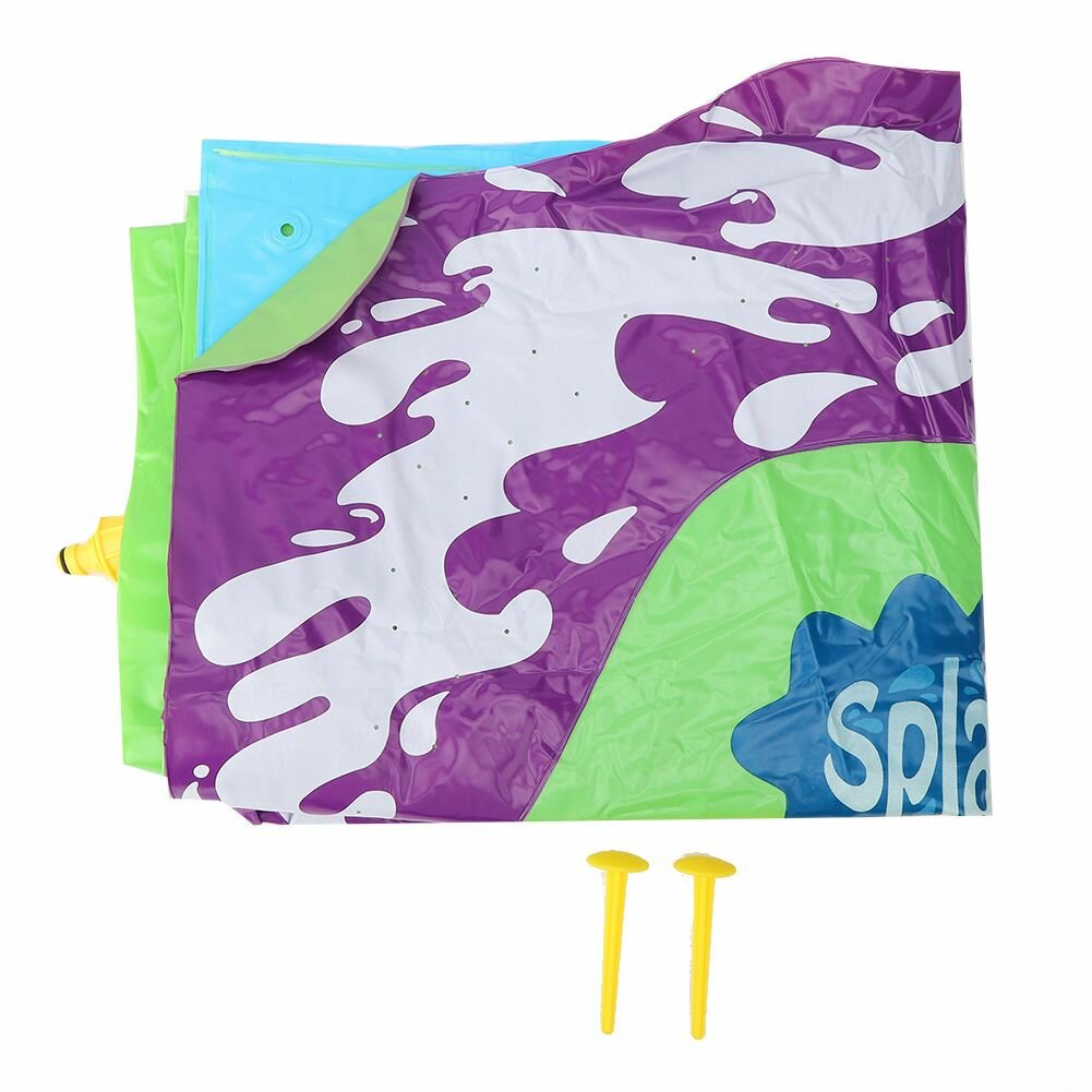 Водная горка, распыление, лето, задний двор, hs0219