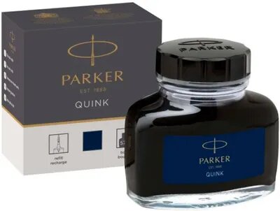 Флакон с чернилами Parker Quink Z13 (CW1950378) черный/синие чернила 50мл для ручек перьевых