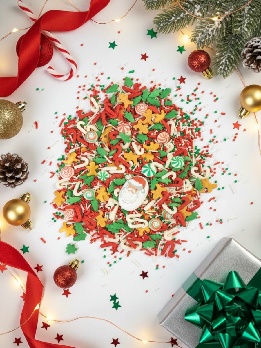 Посыпка кондитерская "Санта" 100 г