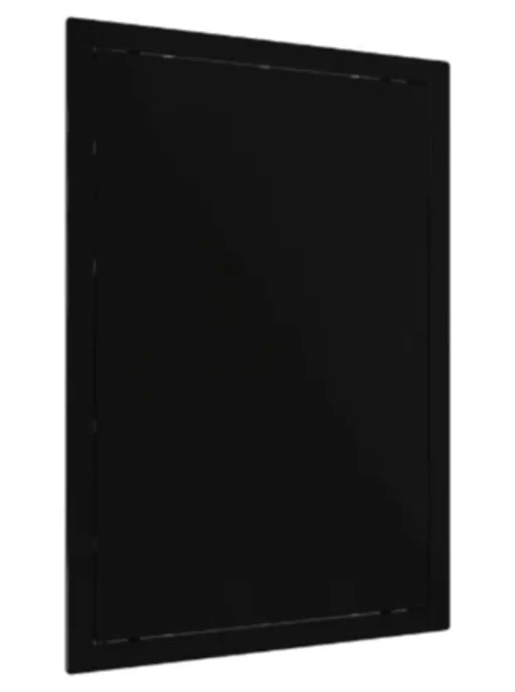 Ревизионный люк визионер LN, ABS-пластик, черный, нажимной замок