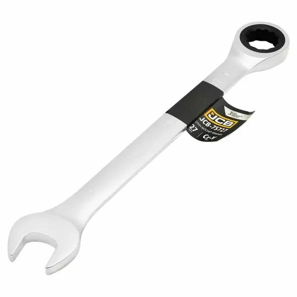 Ключ комбинированный трещоточный 27мм JCB