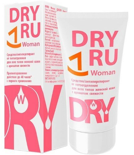 Драй РУ WOMAN Антиперспирант для всех типов женской кожи с ароматом свежести 50мл