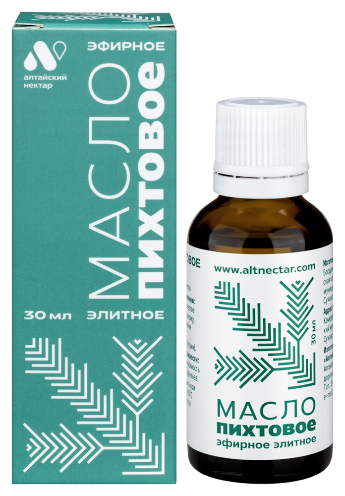 Масло пихтовое эфирное Алтайский нектар 30 мл