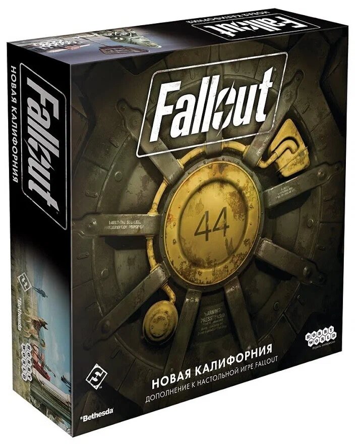 Настольная игра от Hobby World Fallout. Дополнение: Новая Калифорния