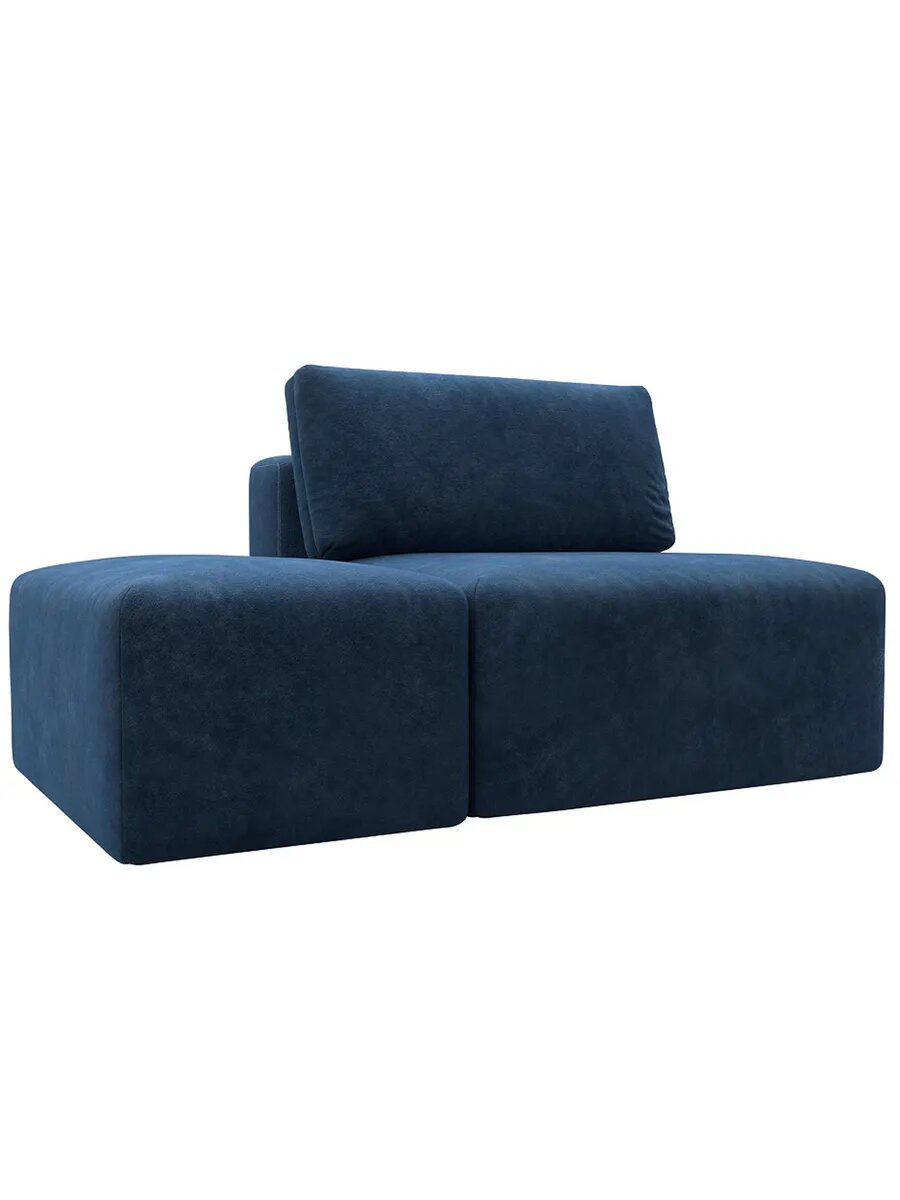 Модули диван и пуф из модульного набора Лего, с ящиком для белья, велюр