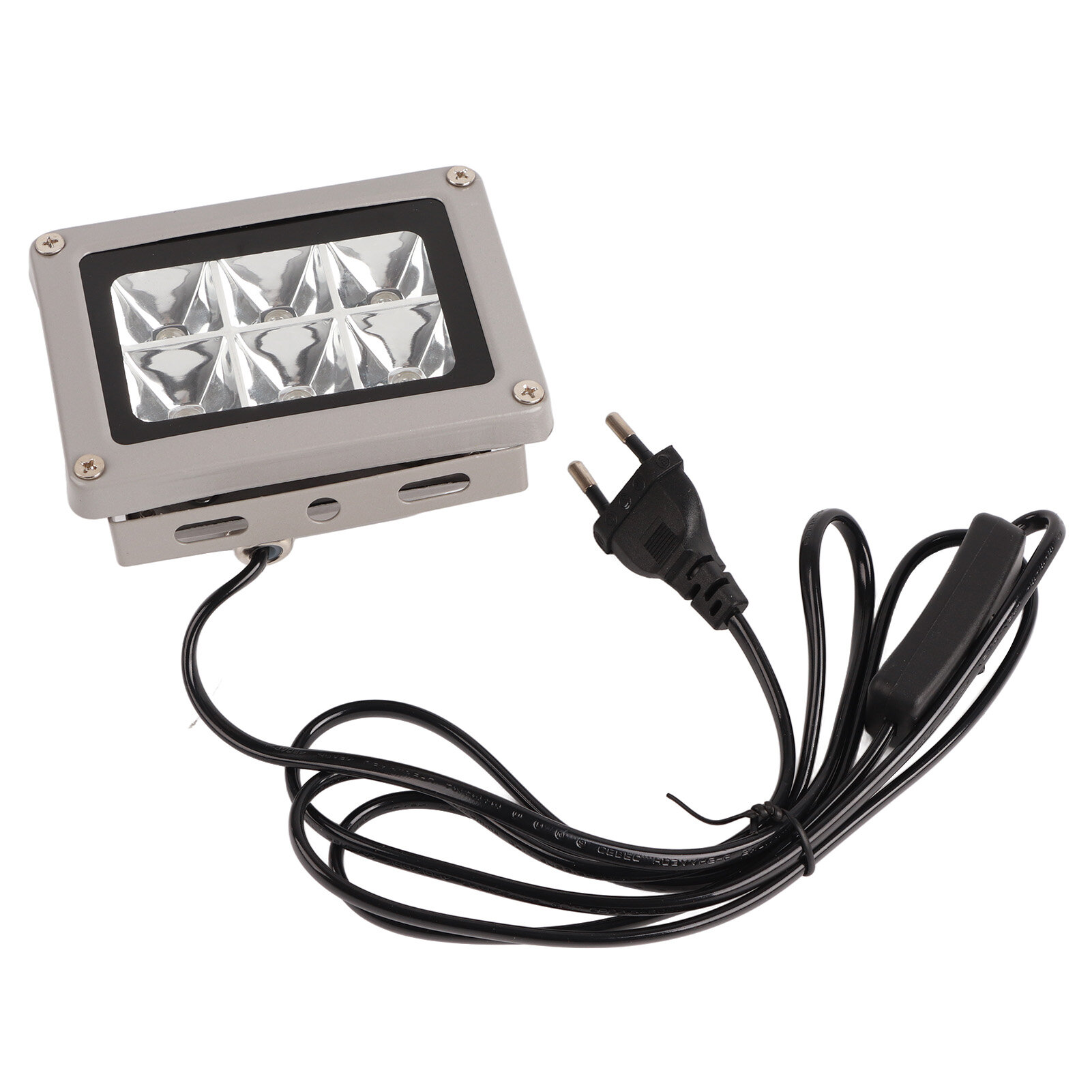 3D-принтер УФ-свет для отверждения смолы 405 нм IP65 УФ-лампа быстрого отверждения Портативная лампа Фоточувствительный клей на основе смолы Бестеневой клей Затвердевание 90 265 В Вилка европейского стандарта