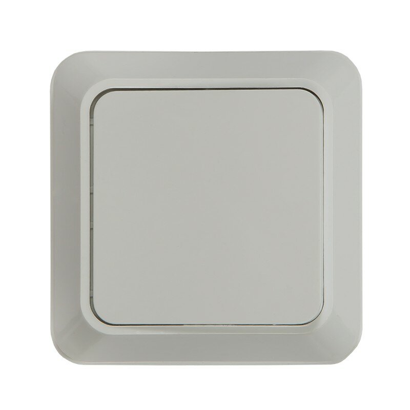 Выключатель 1-кл. ОП Bolleto 10А IP20 7021 бел. ASD / IN HOME 4680005959747