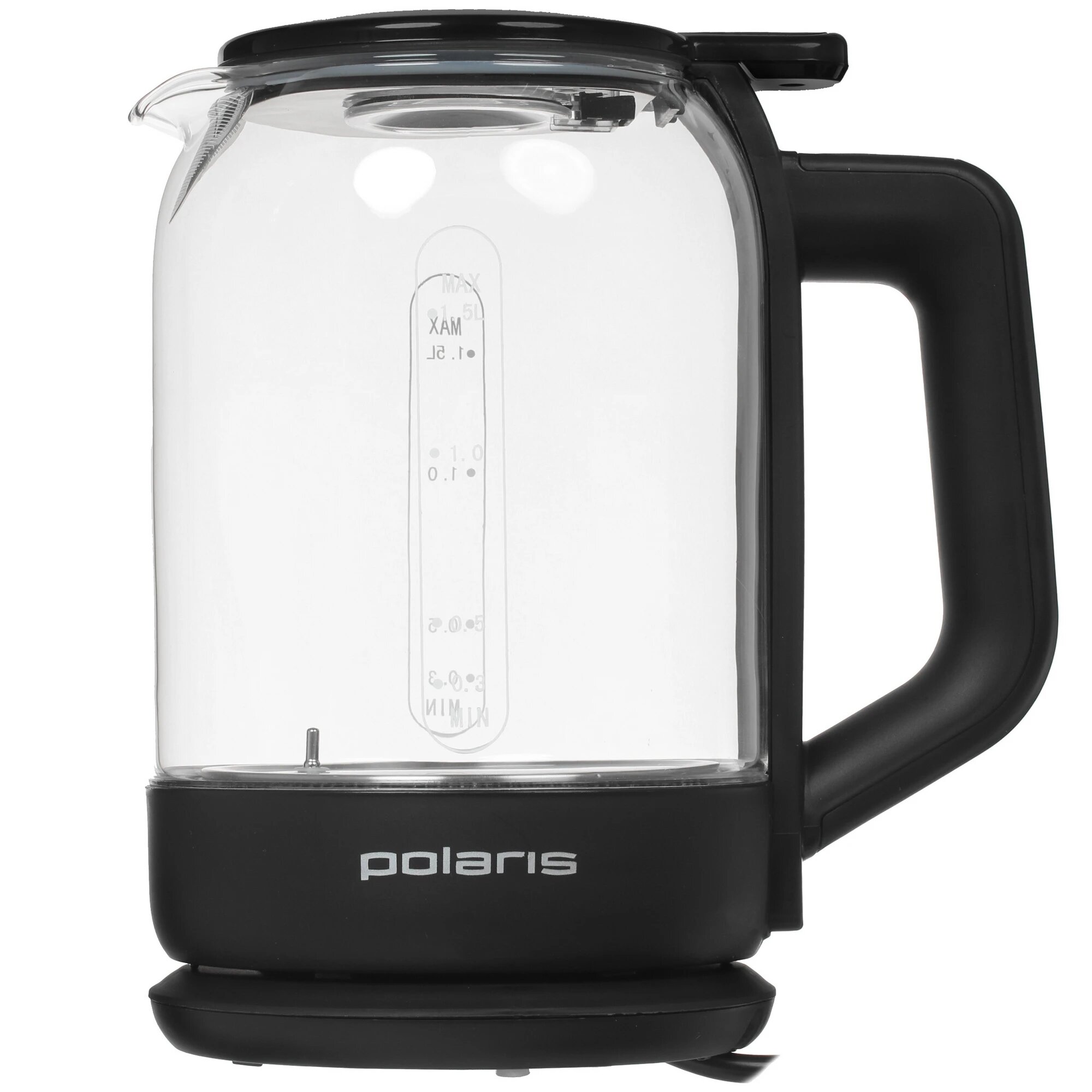 Чайник электрический Polaris PWK 1712CGLD WIFI IQ Home 1.5л. 2150Вт черный, корпус стекло, электрочайник