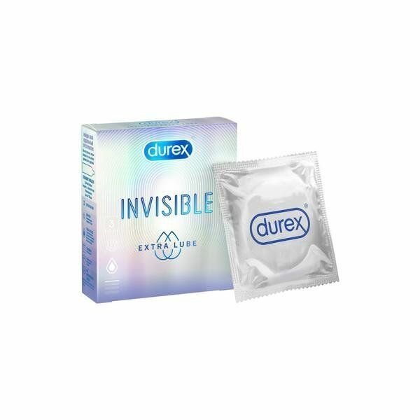 Презервативы Contex "Invisible", Extra Lube, 3 шт