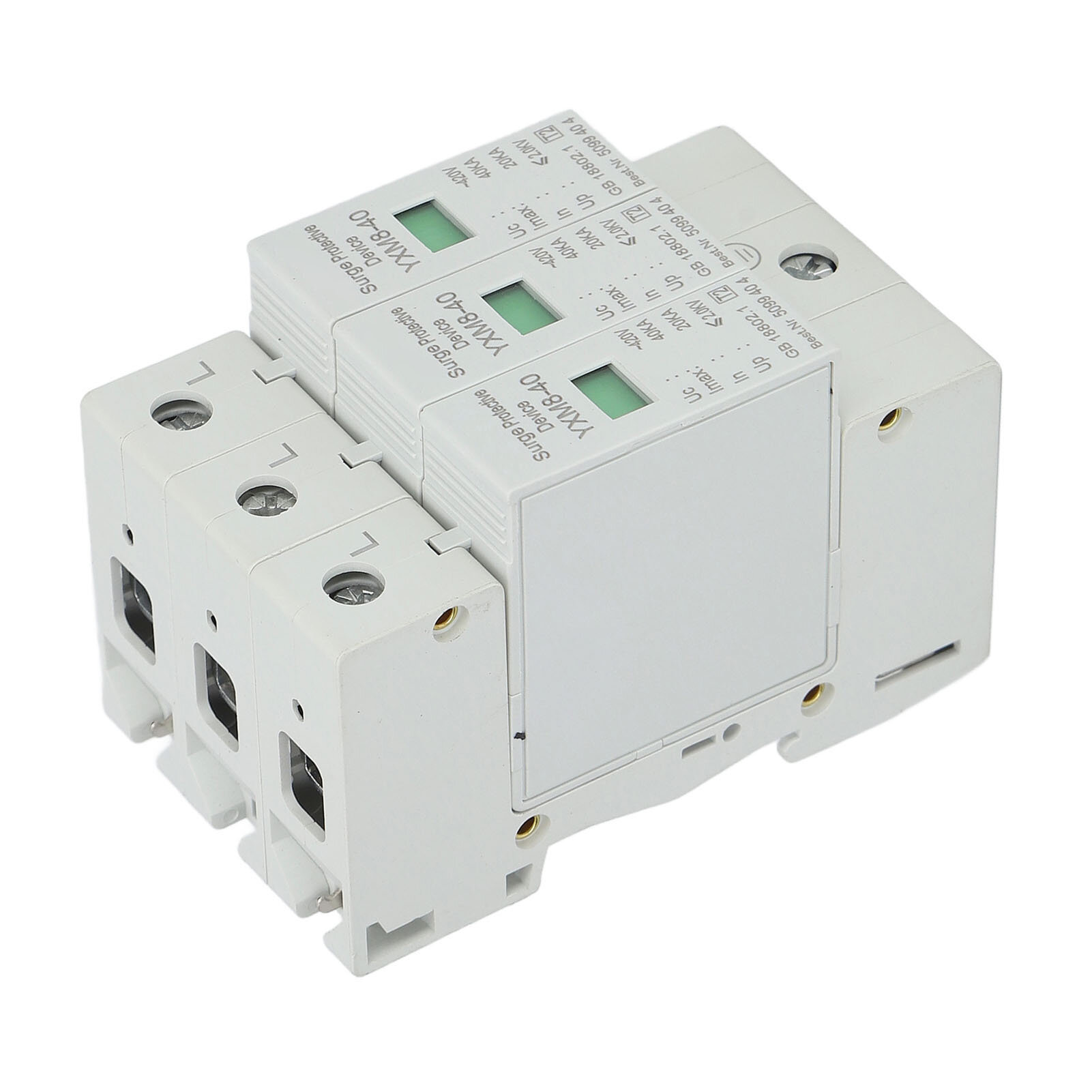 Устройство защиты от перенапряжения 3P 40KA 420V Разрядник для защиты от перенапряжения для безопасности