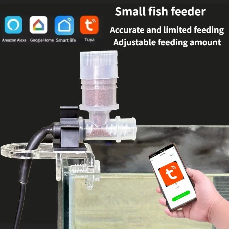 Автоматическая кормушка для рыб Wi-Fi, Small fish feeder