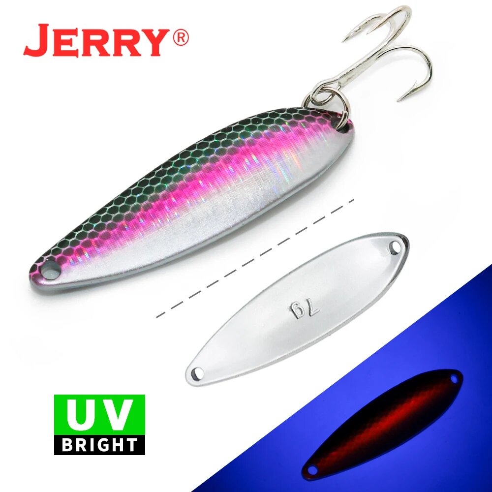 Jerry JD искусственный Колеблющаяся блесна 7 г, 10 г, литье металла отсадочные приманки рыболовные снасти для лосось Судак Pesca