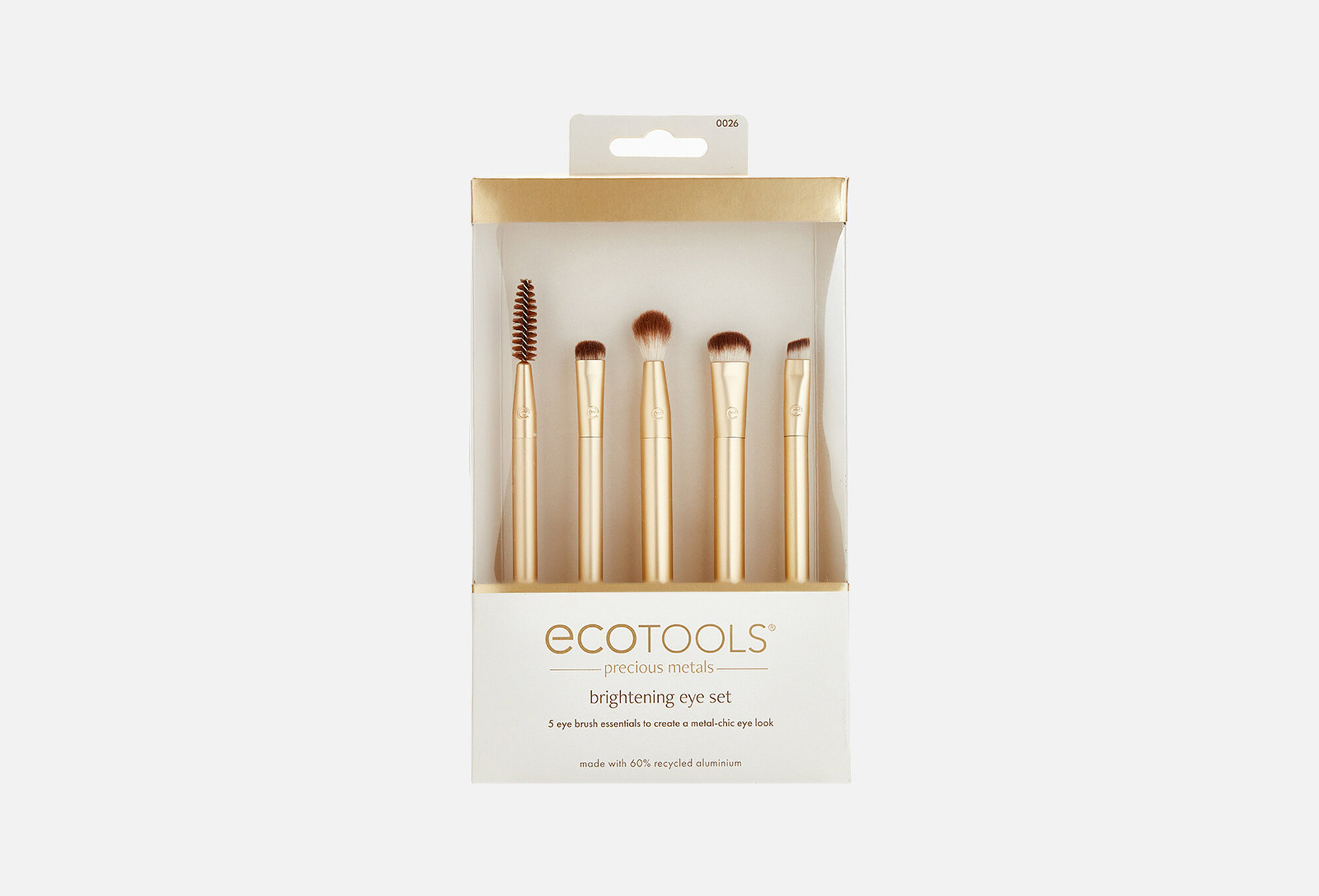 Набор кистей для макияжа глаз ECOTOOLS Precious metals brightening eye set