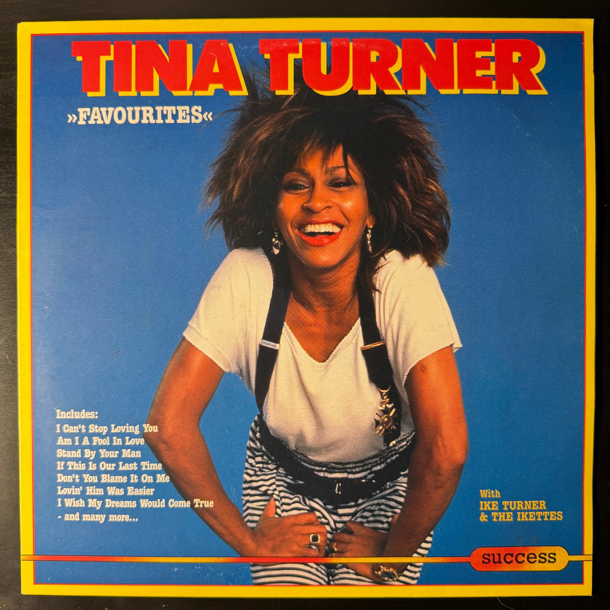 Виниловая пластинка Tina Turner With Ike Turner & The Ikettes Favourites (Италия 1986г.)