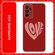 Чехол на Samsung Galaxy A23 / Самсунг Галакси А23 с принтом "Love heart 1 - 14 ф...