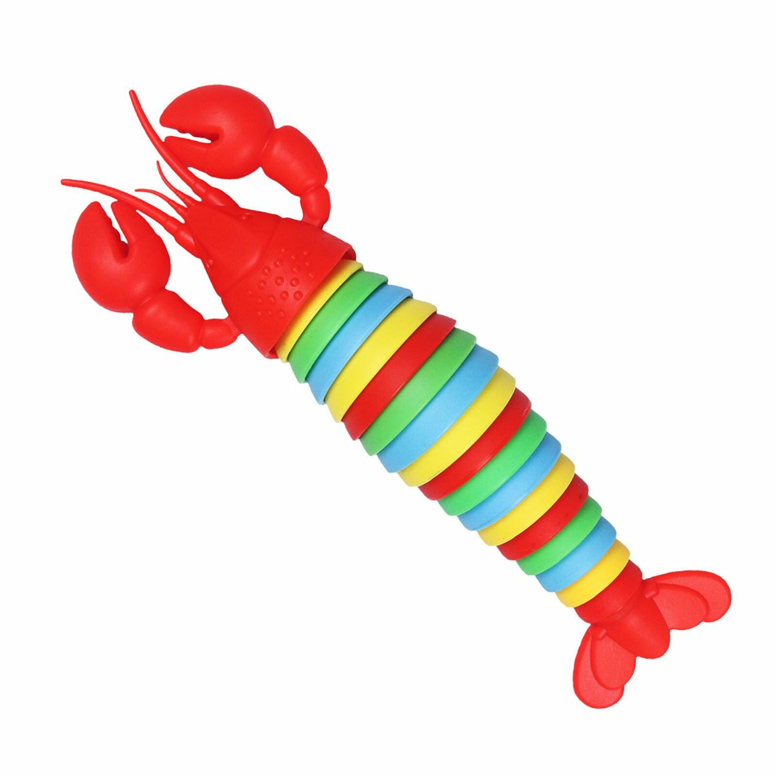 3D игрушка-омар для пальцев, сенсорная, красная голова