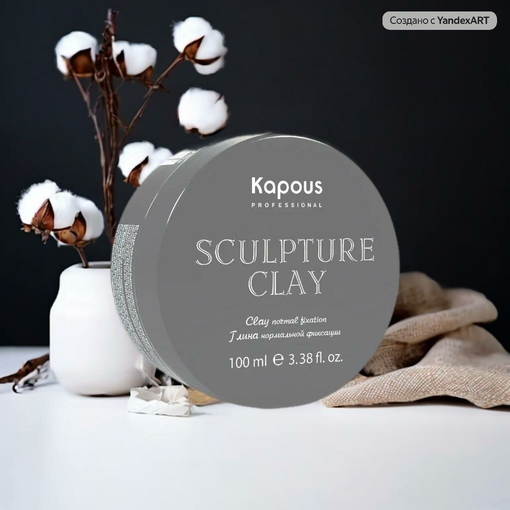 Глина для укладки волос нормальной фиксации "Sculpture Clay", 100 мл