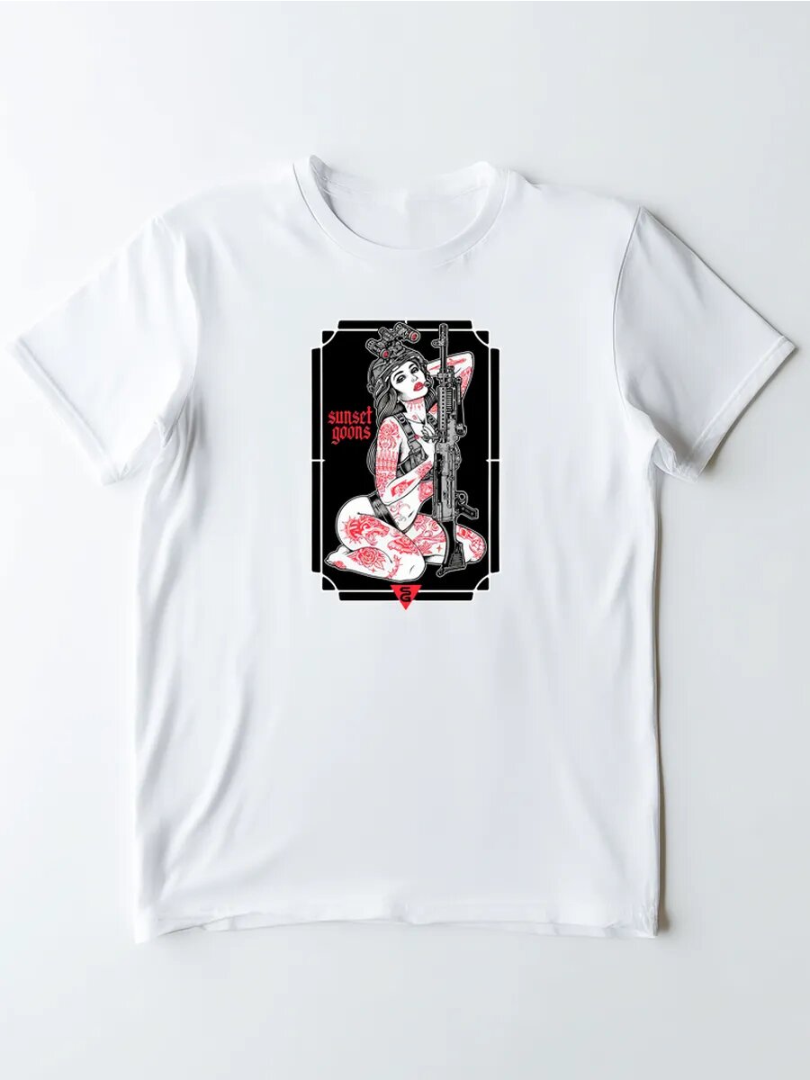 Футболка оружие девушка