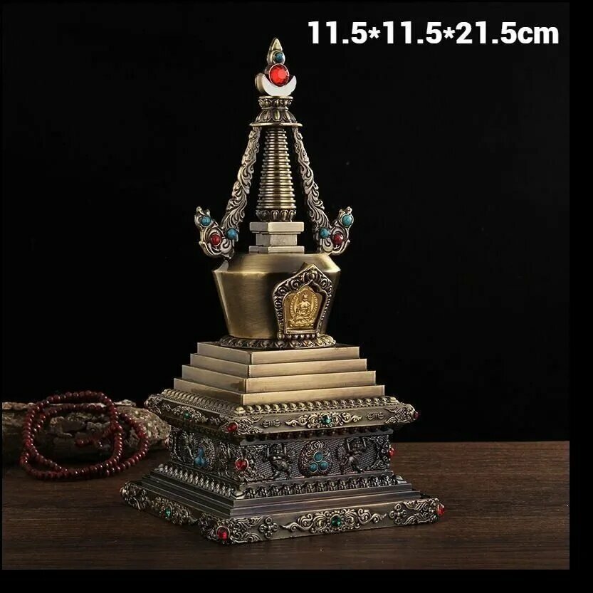 Статуэтка "Буддийская ступа" Фен-Шуй, металл (21.5*11.5*11.5 см.)