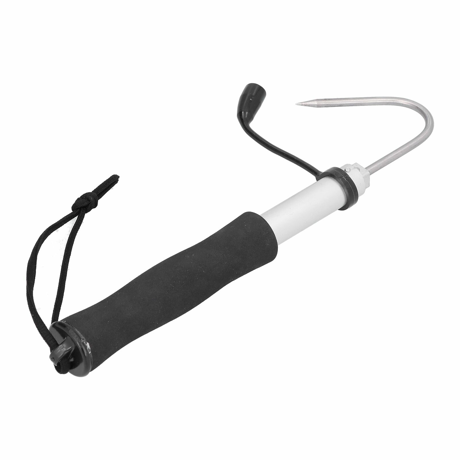 Рыболовный багор из нержавеющей алюминиевого сплава, телескопический крючок для гарпуна на открытом воздухе, рыболовные аксессуарыДлина сокращения: 28 см/11 дюймов Длина растяжения: 60 см/23,6 дюйма