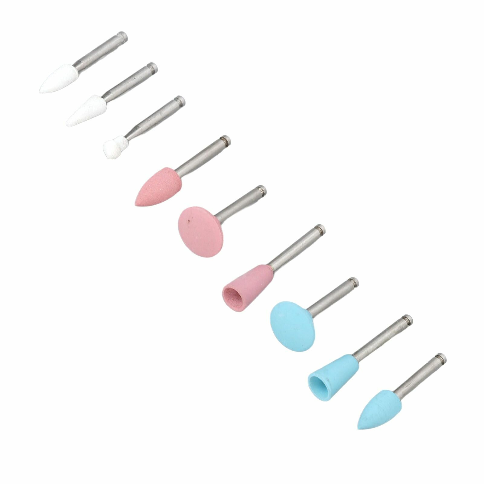 Набор из 9 зубных полировочных бор, для полировки фарфоровых зубов и светоотверждающих смол, подходит для низкоскоростного ручного инструмента