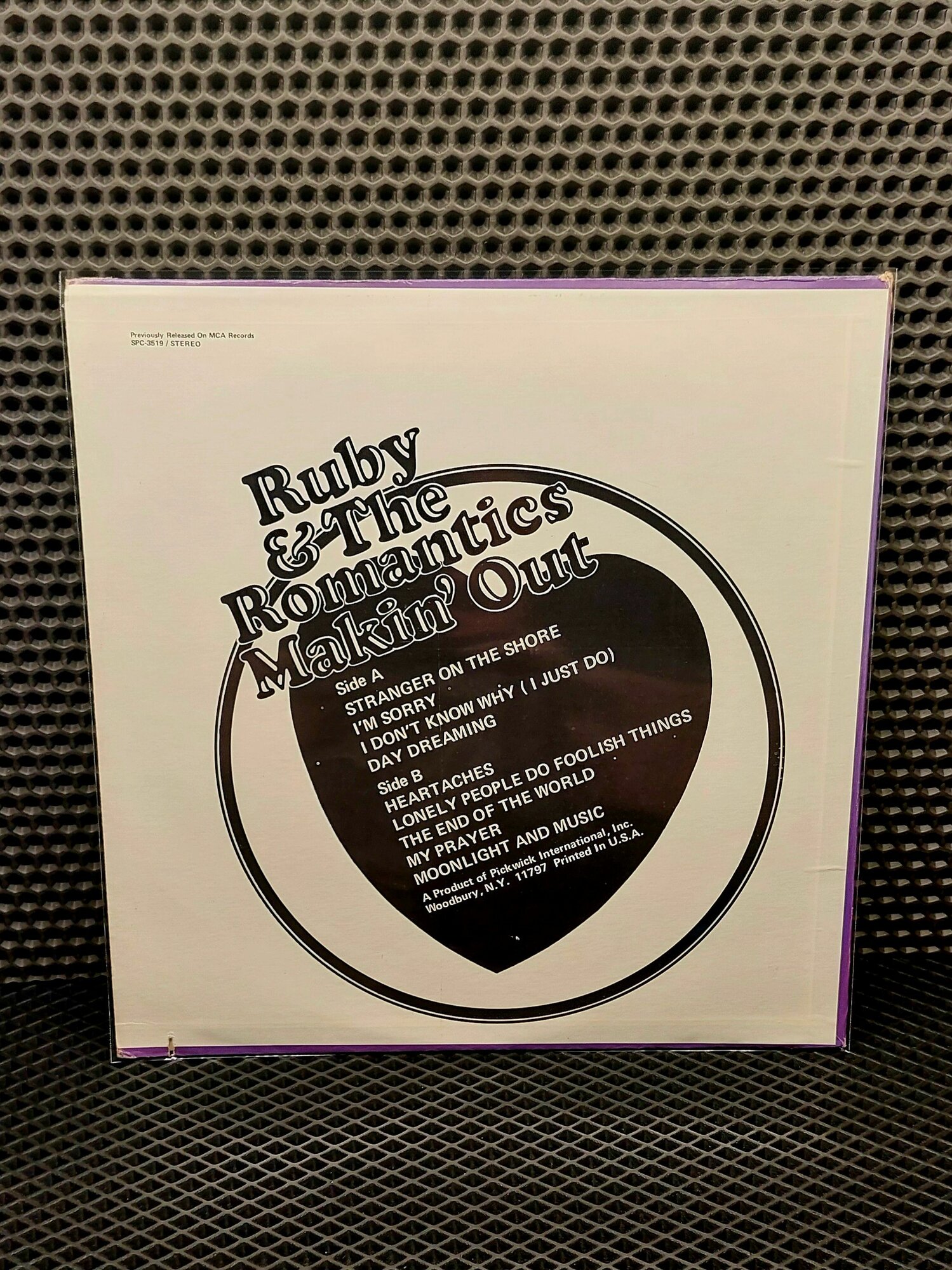 Виниловая пластинка Ruby & The Romantics "Makin' Out". LP1. — фото 1