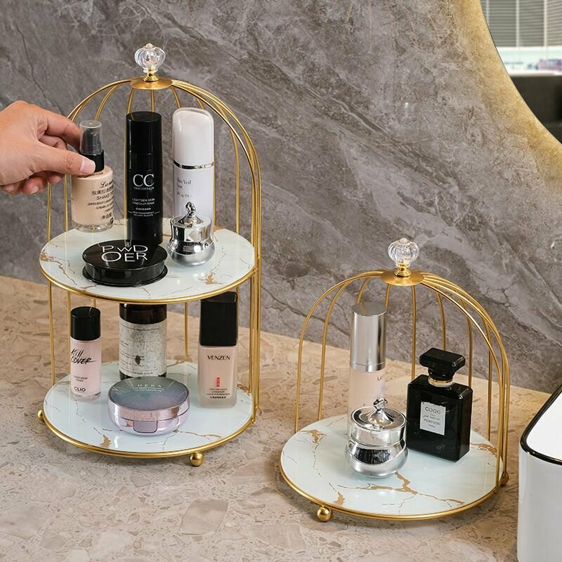Настольная полка "Birdcage Shelf", черный, металл, 8,5x21x21 см