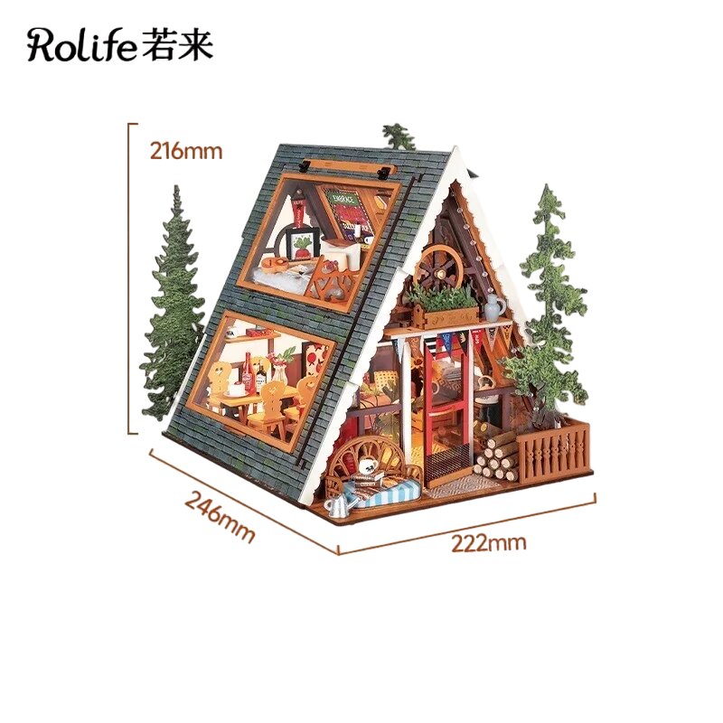 Rolife Треугольный деревянный дом для сборки