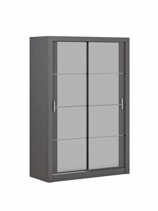 Шкаф-купе Неаполь 1500х2200х616 (Графит)