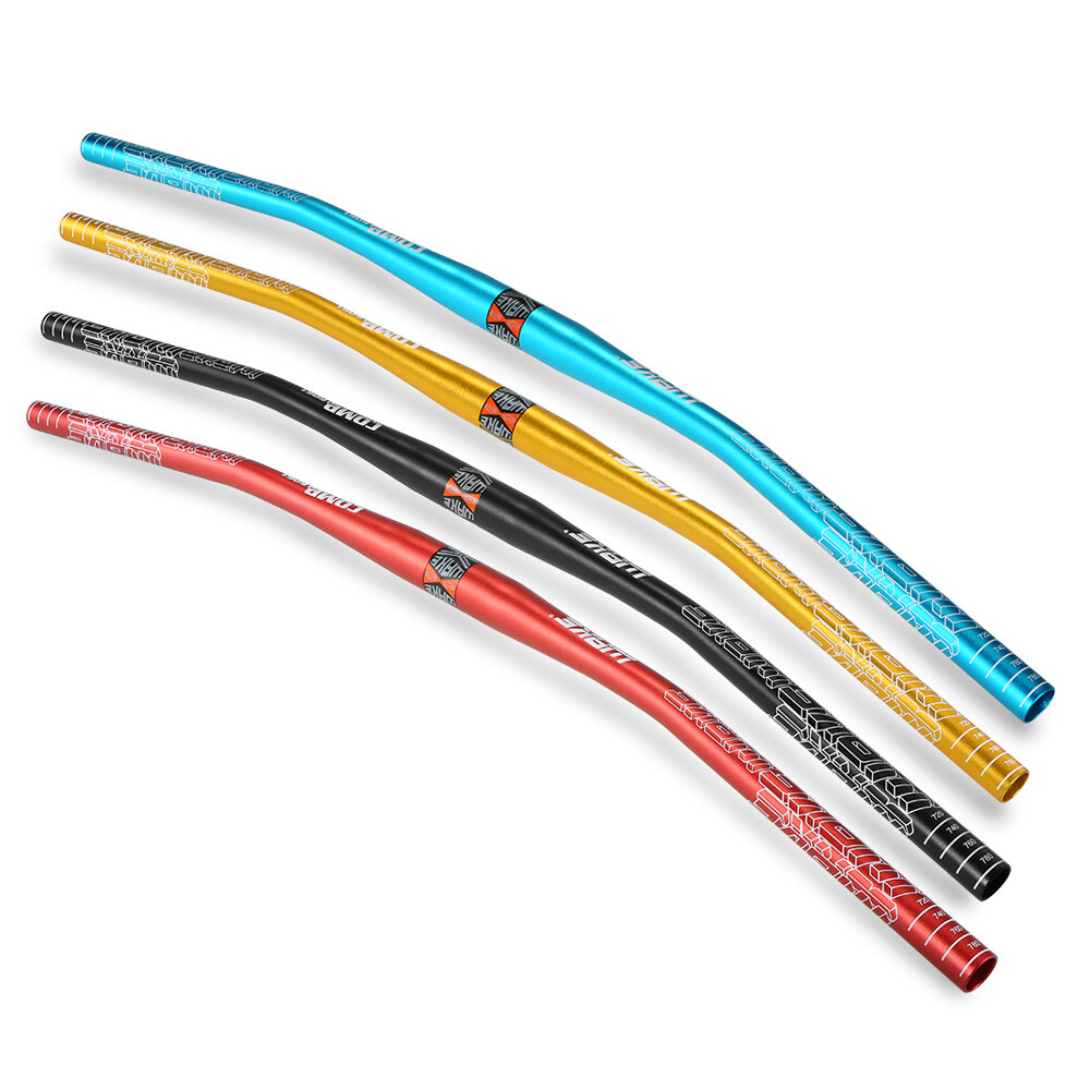 Руль для горного велосипеда из алюминиевого сплава 6061, плоский, 780 мм, анодированный, диаметр крепежа 31,8 мм, вес 313 г, черный/красный/золотой/синий, для велосипеда, 1 шт.