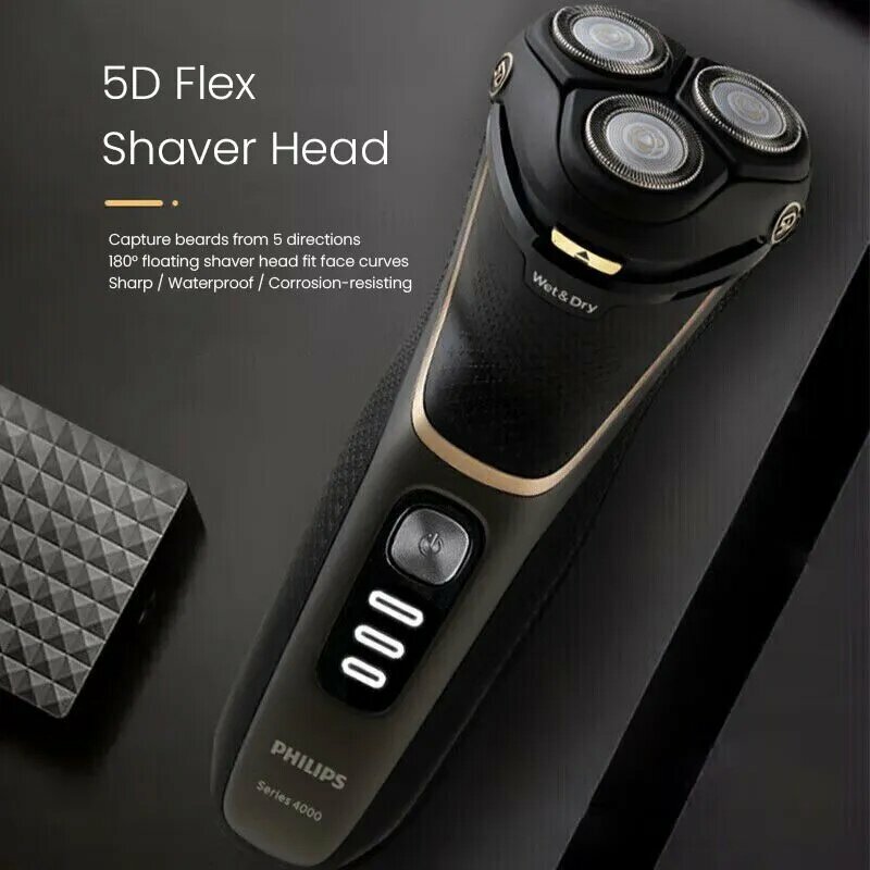 PHILIPS AVENT Электробритва Мужская электробритва Philips S4303, черно-серый