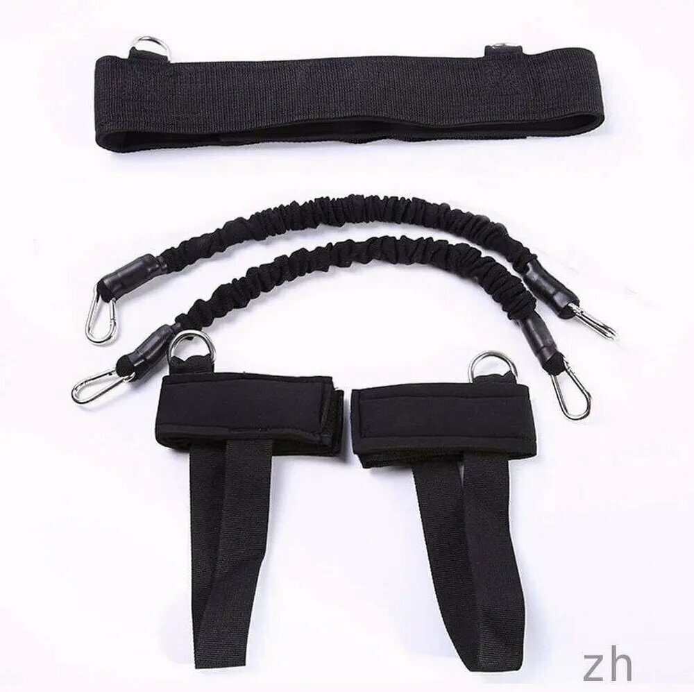 Пояс для тренировки силы ног при вертикальных прыжках баскетбол, волейбол, футбол, теннис, тренажер для ловкости ног, один комплект (пять в одном)