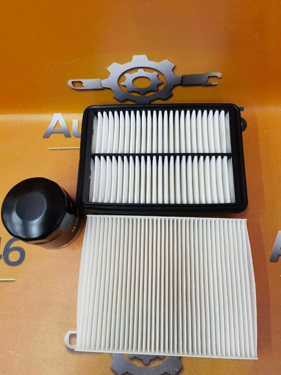 Комплект оригинальных фильтров для ТО (масляный, воздушный, салонный) Чери Тигго 4,7,8 Chery Tiggo 4,7,8