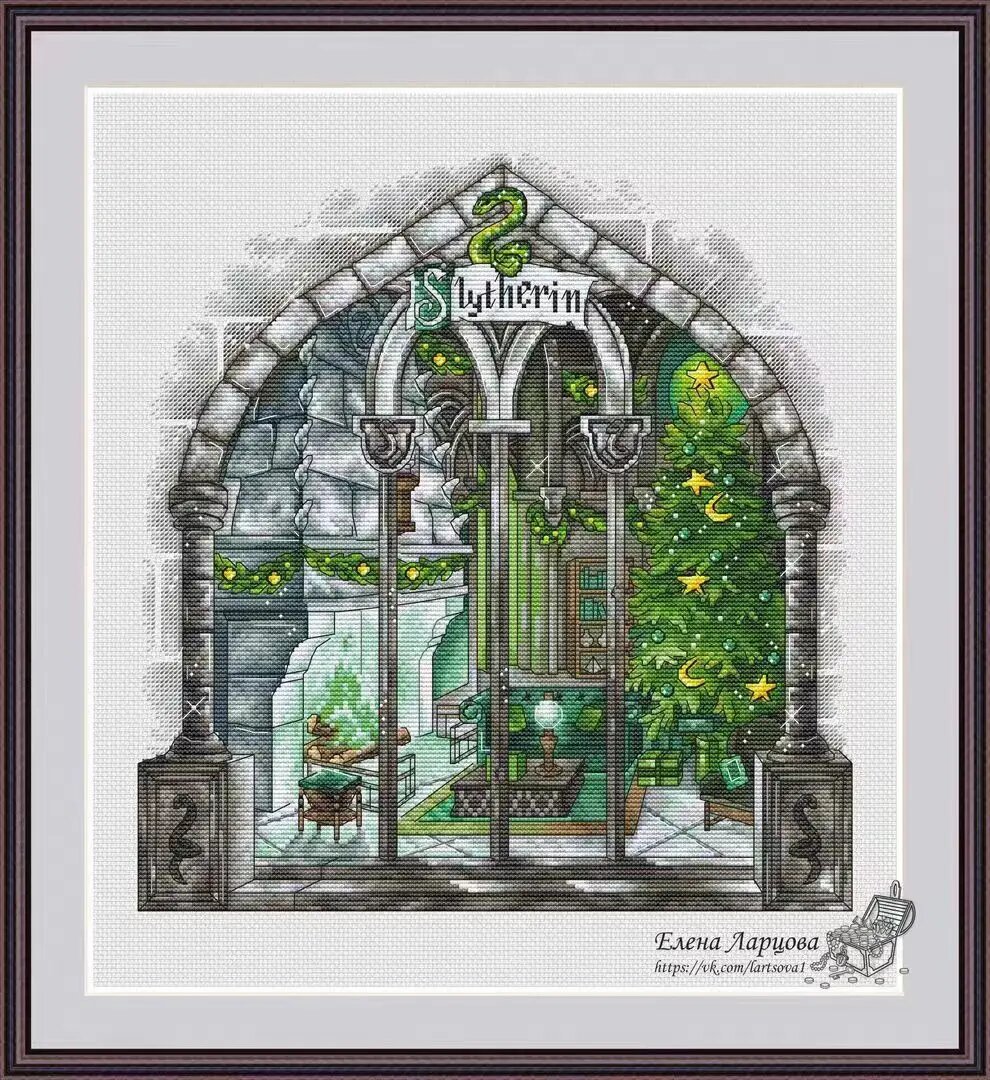 Набор для вышивки крестом XIUSPRING 165x182 белый канва